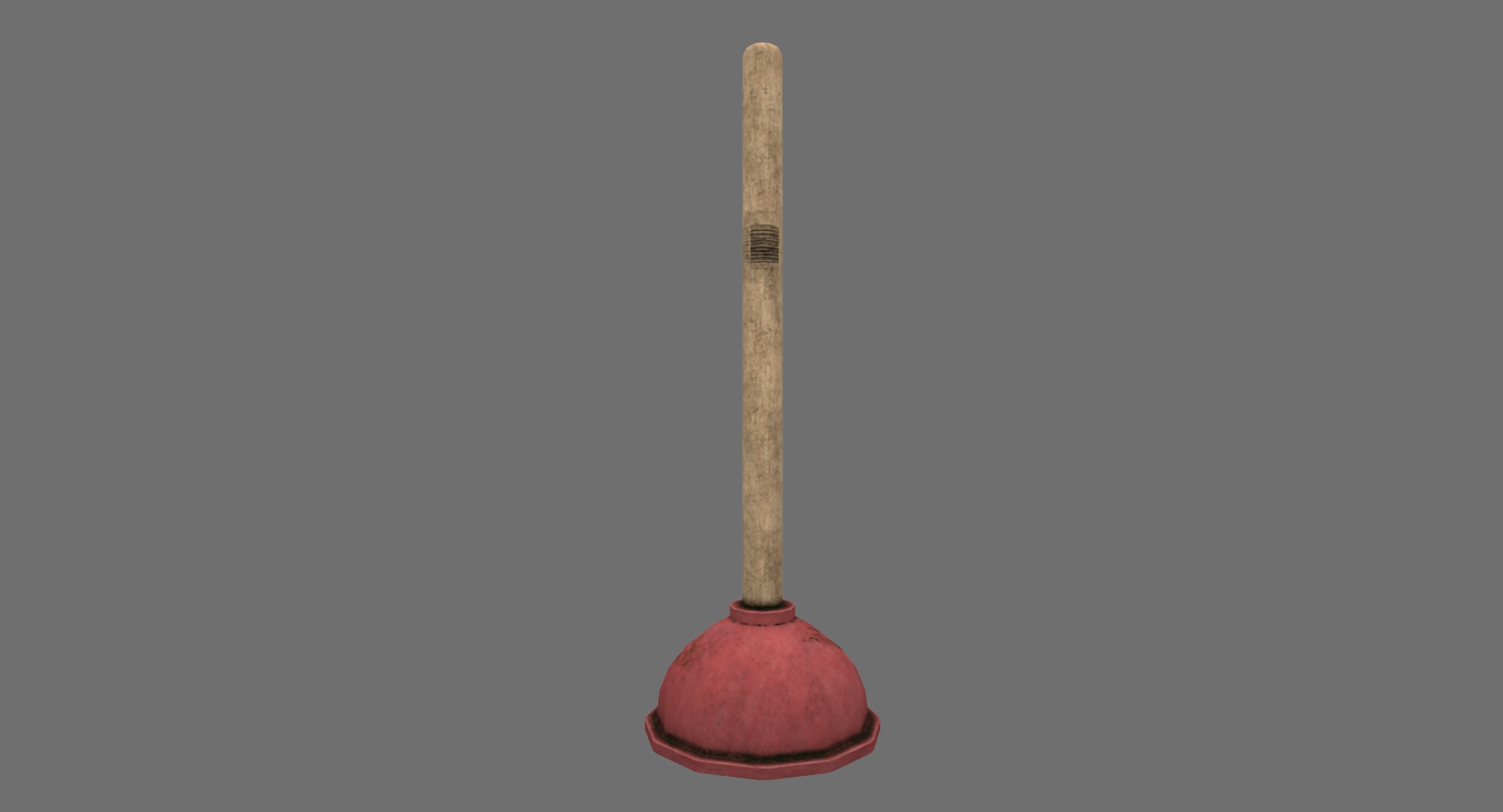 Toilet plunger 3D model - TurboSquid 1291392