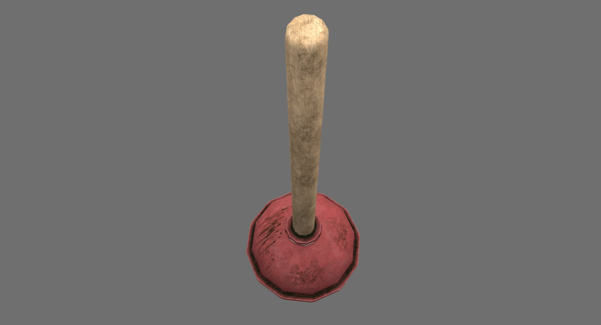 Toilet plunger 3D model - TurboSquid 1291392
