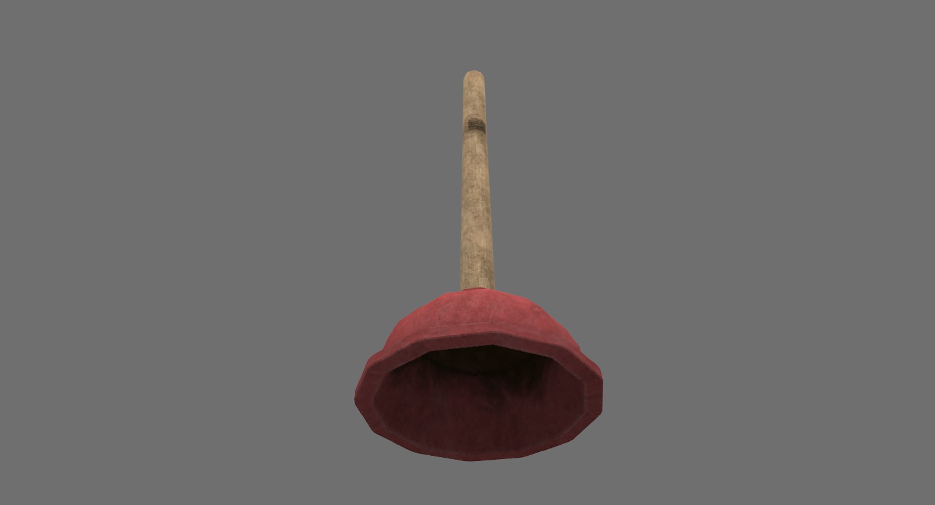 Toilet plunger 3D model - TurboSquid 1291392