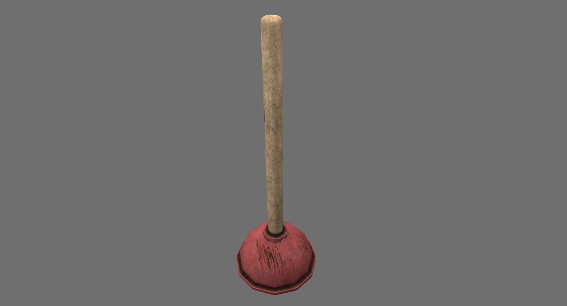 Toilet plunger 3D model - TurboSquid 1291392