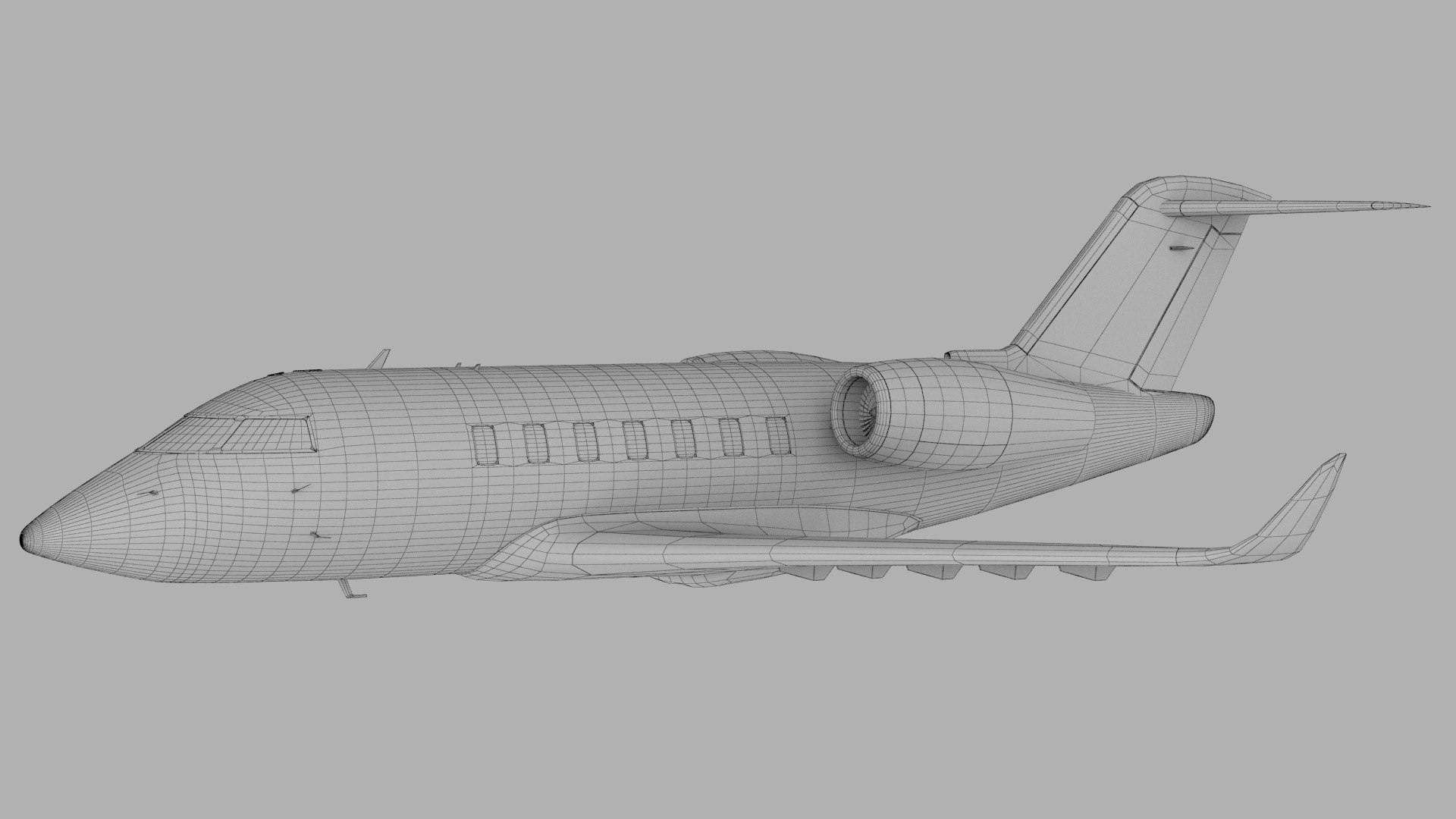 3D Bombardier Challenger 600 Model - TurboSquid 1573609