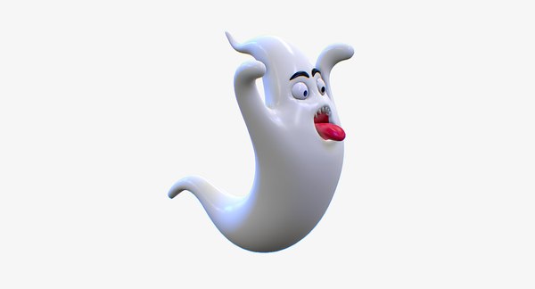3D model cartoon ghost character 2 - TurboSquid 1339597