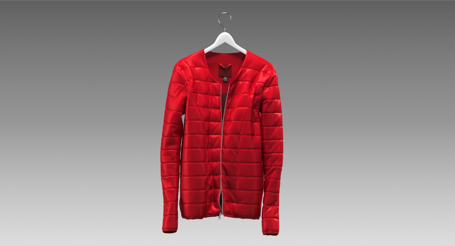 Realistic Jacket Red Hanger 3D Model - TurboSquid 1307882