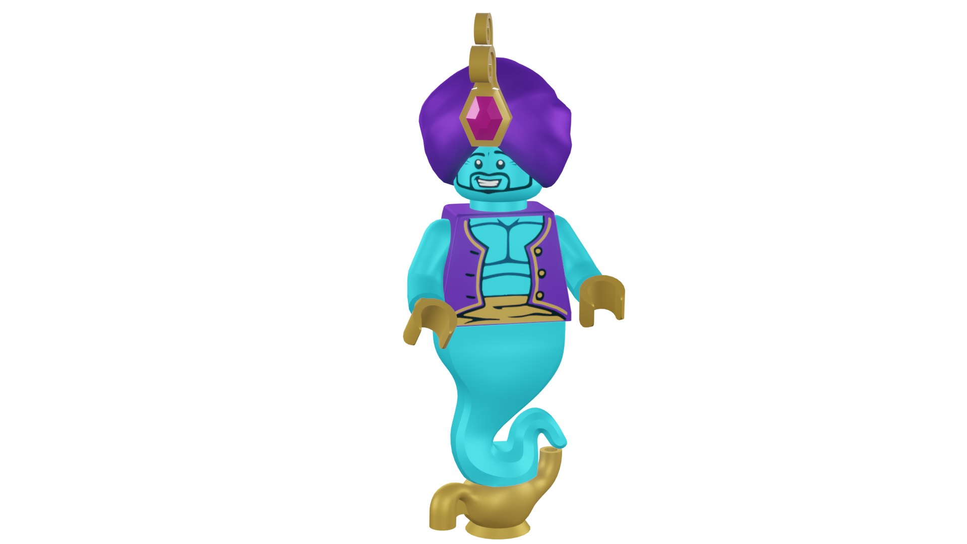 3D Lego Minifig - 8827-16 Genie - TurboSquid 2393180