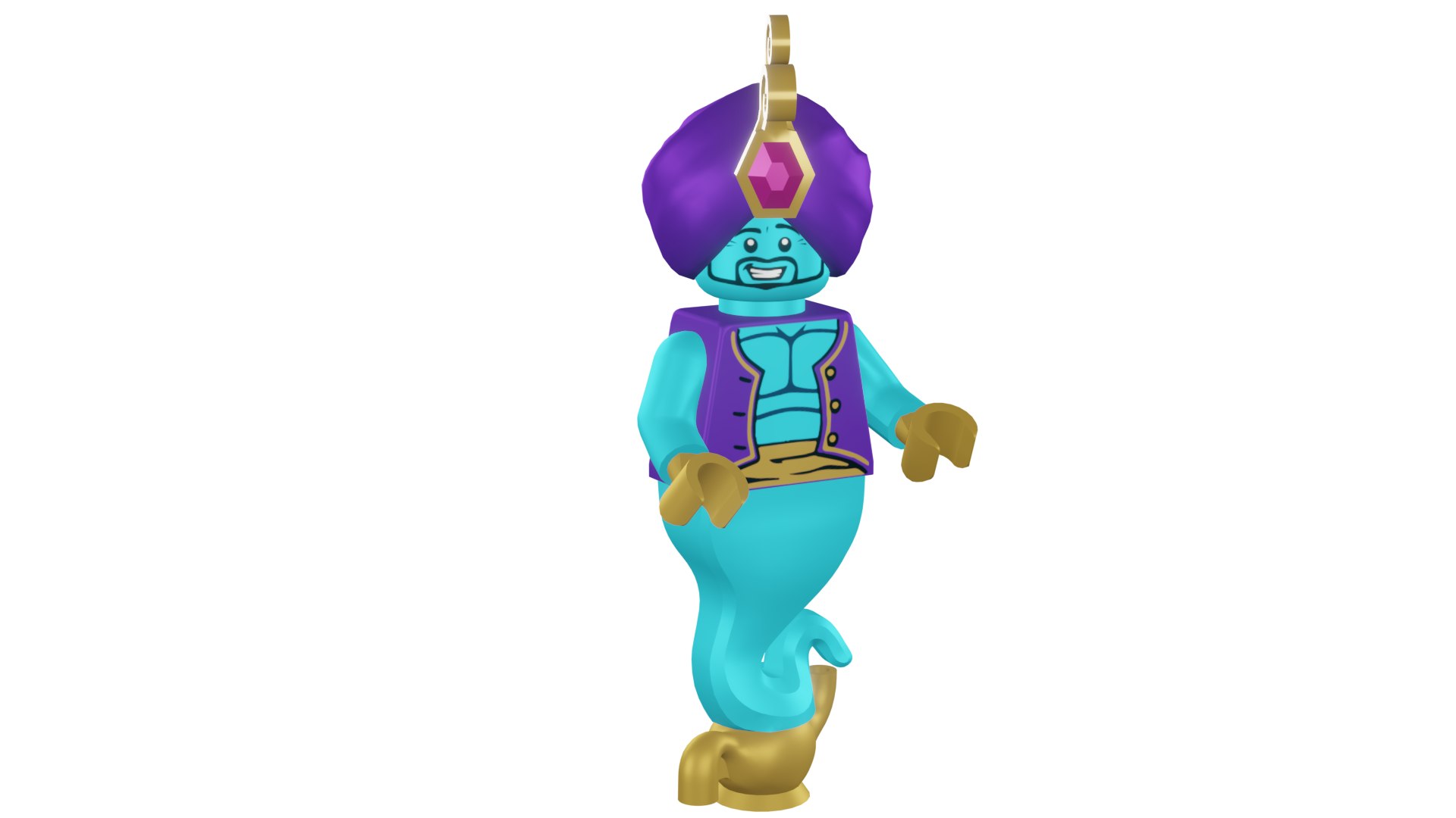 3D Lego Minifig - 8827-16 Genie - TurboSquid 2393180