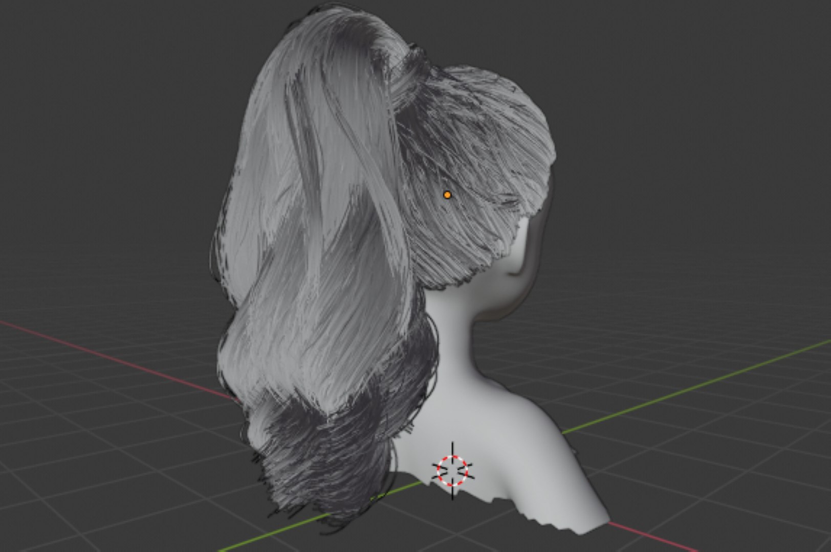 Free 3D Ponytail-Blender particles - TurboSquid 2075516