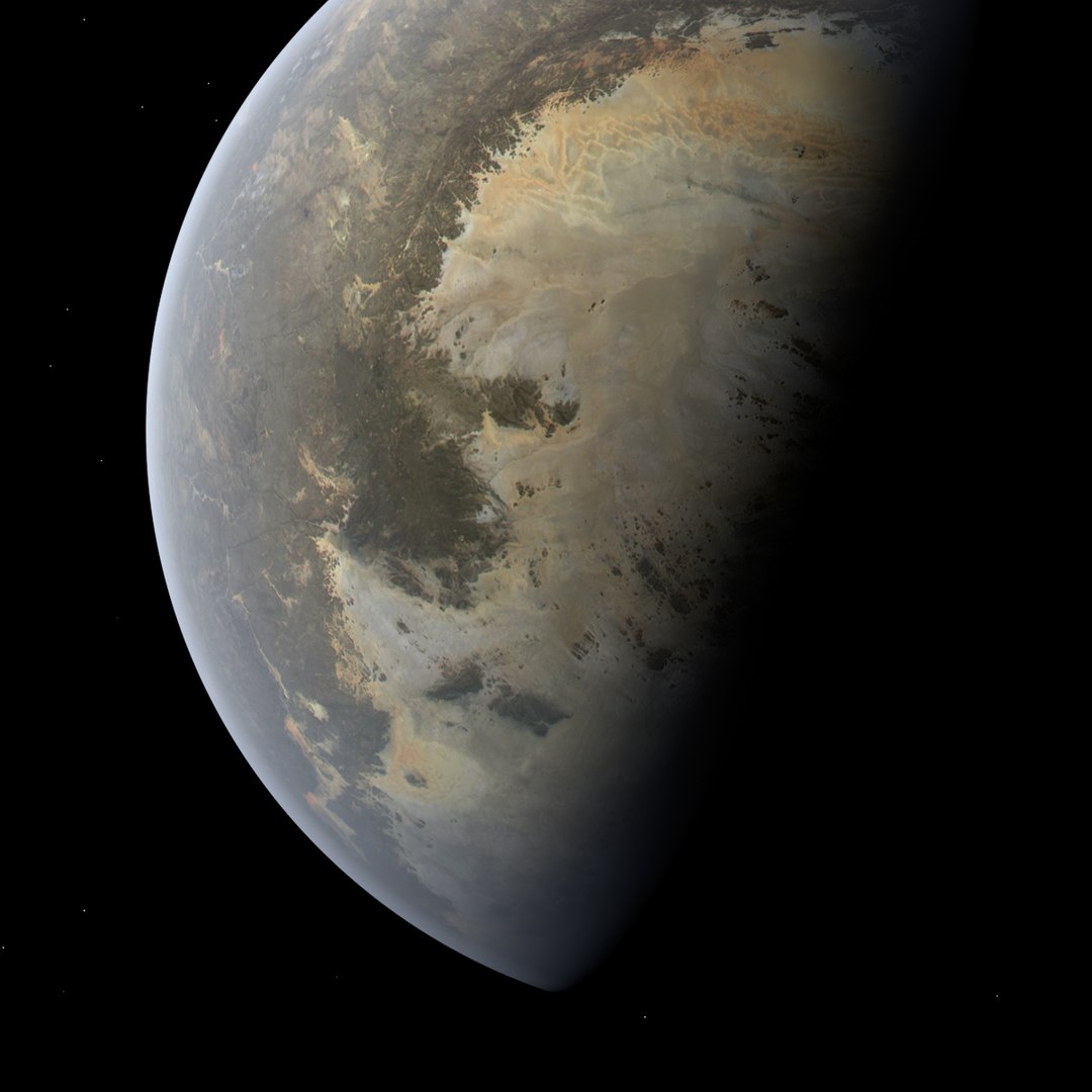 3D Fictional Alien Rocky Planet 8k - TurboSquid 1855193
