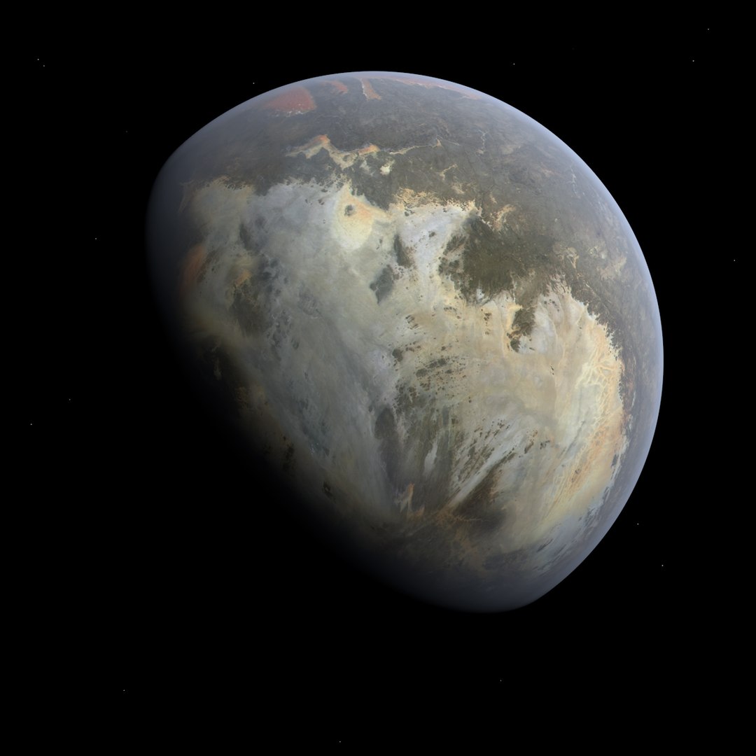 3D Fictional Alien Rocky Planet 8k - TurboSquid 1855193