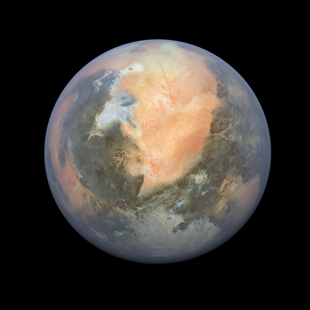 3D Fictional Alien Rocky Planet 8k - TurboSquid 1855193