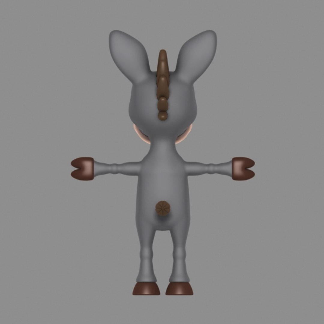 Cool Cartoon Donkey Animation 3d Max