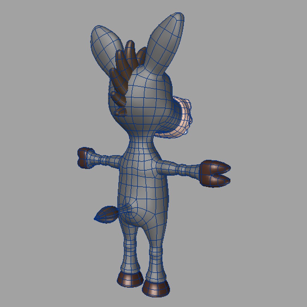 Cool Cartoon Donkey Animation 3d Max