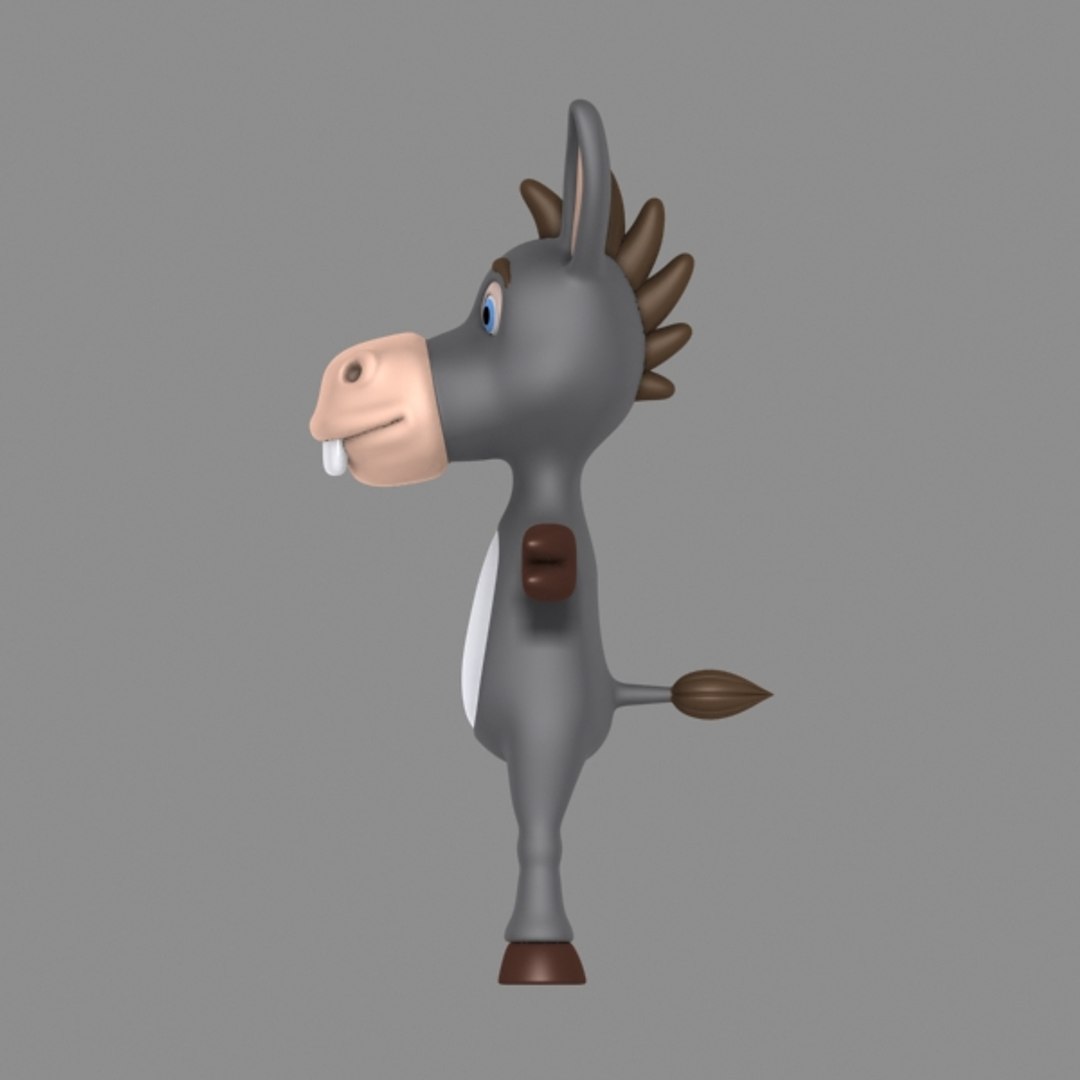 Cool Cartoon Donkey Animation 3d Max