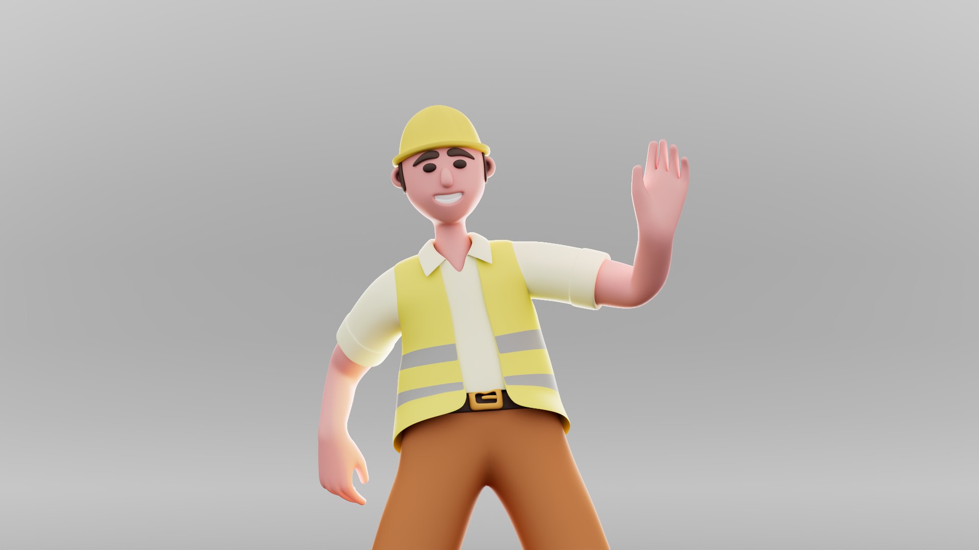 Builders - Rigged 3D Characters 12 Animations 3D - TurboSquid 2070935