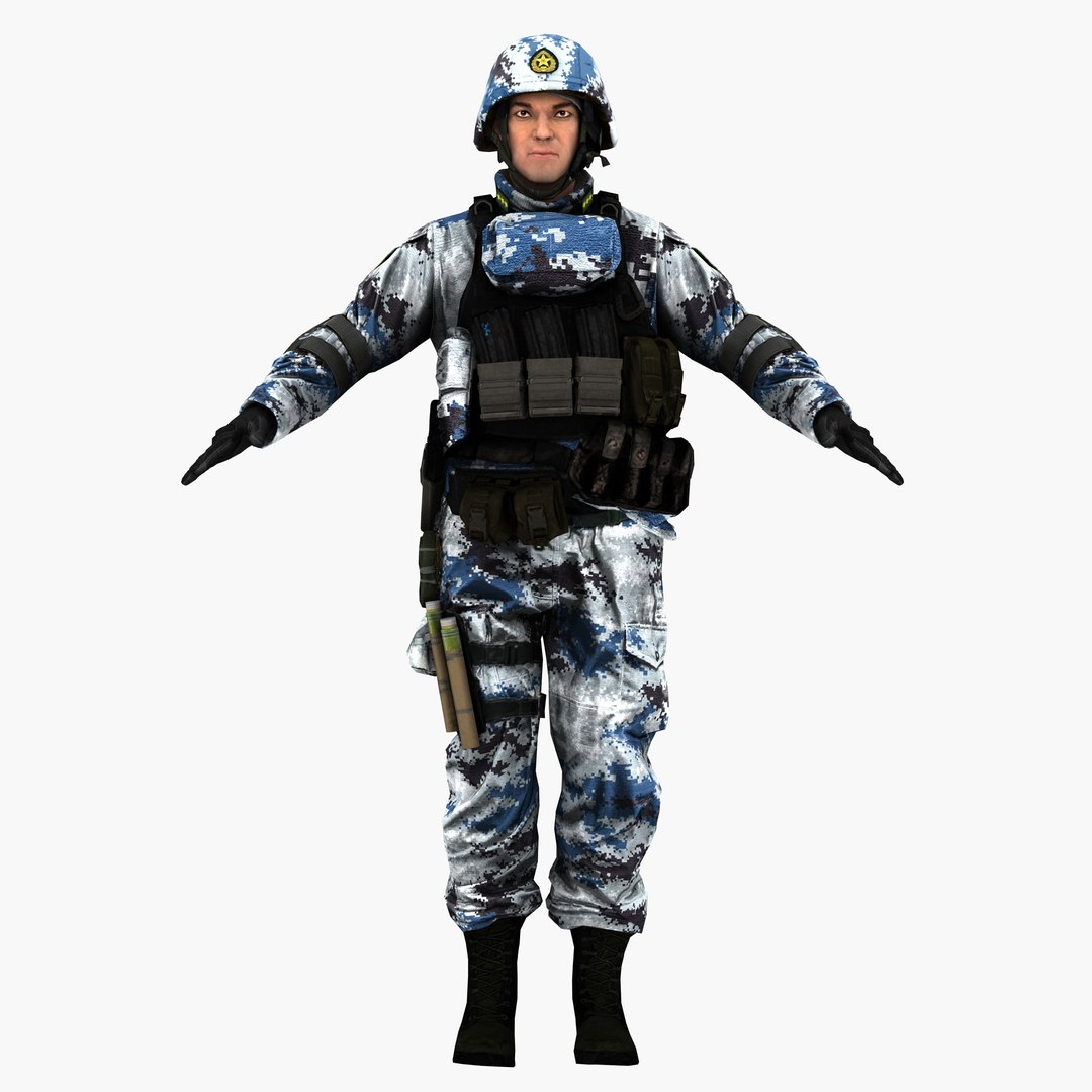 Pla Chinese Soldier Model - TurboSquid 1668791