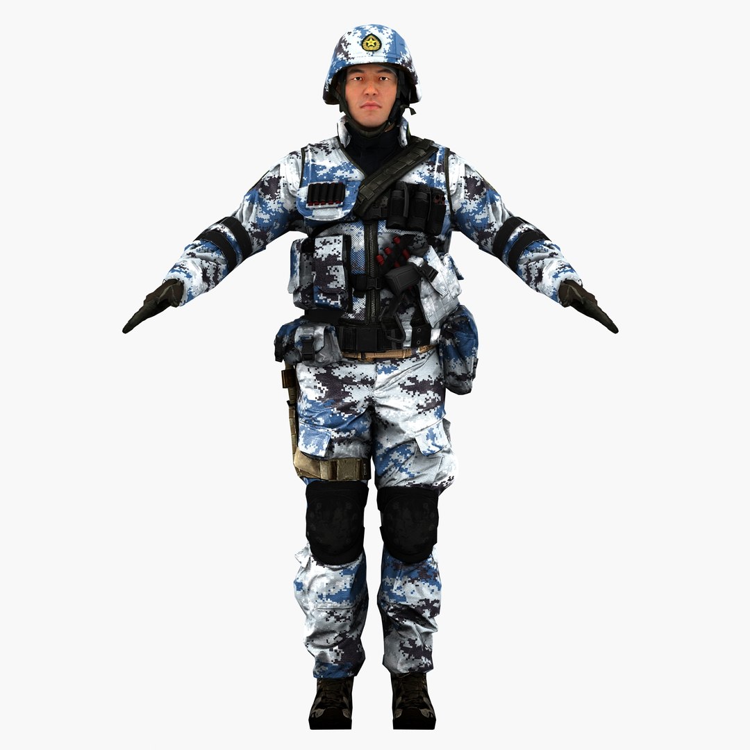 Pla Chinese Soldier Model - TurboSquid 1668791