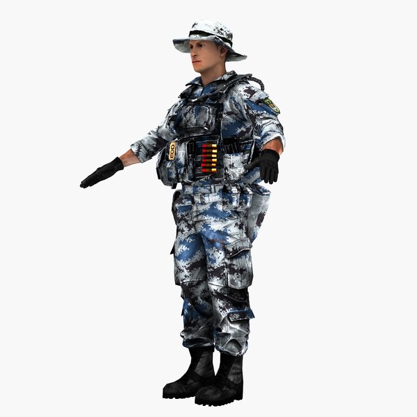 Pla chinese soldier model - TurboSquid 1668791