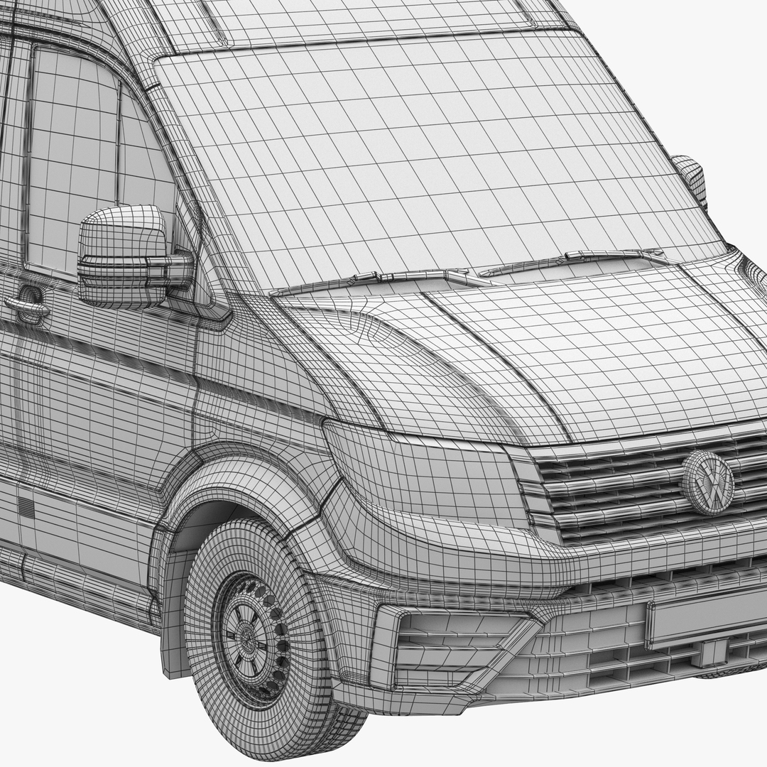 modèle 3D de VW Crafter 2 Van L4H3 - TurboSquid 1718545