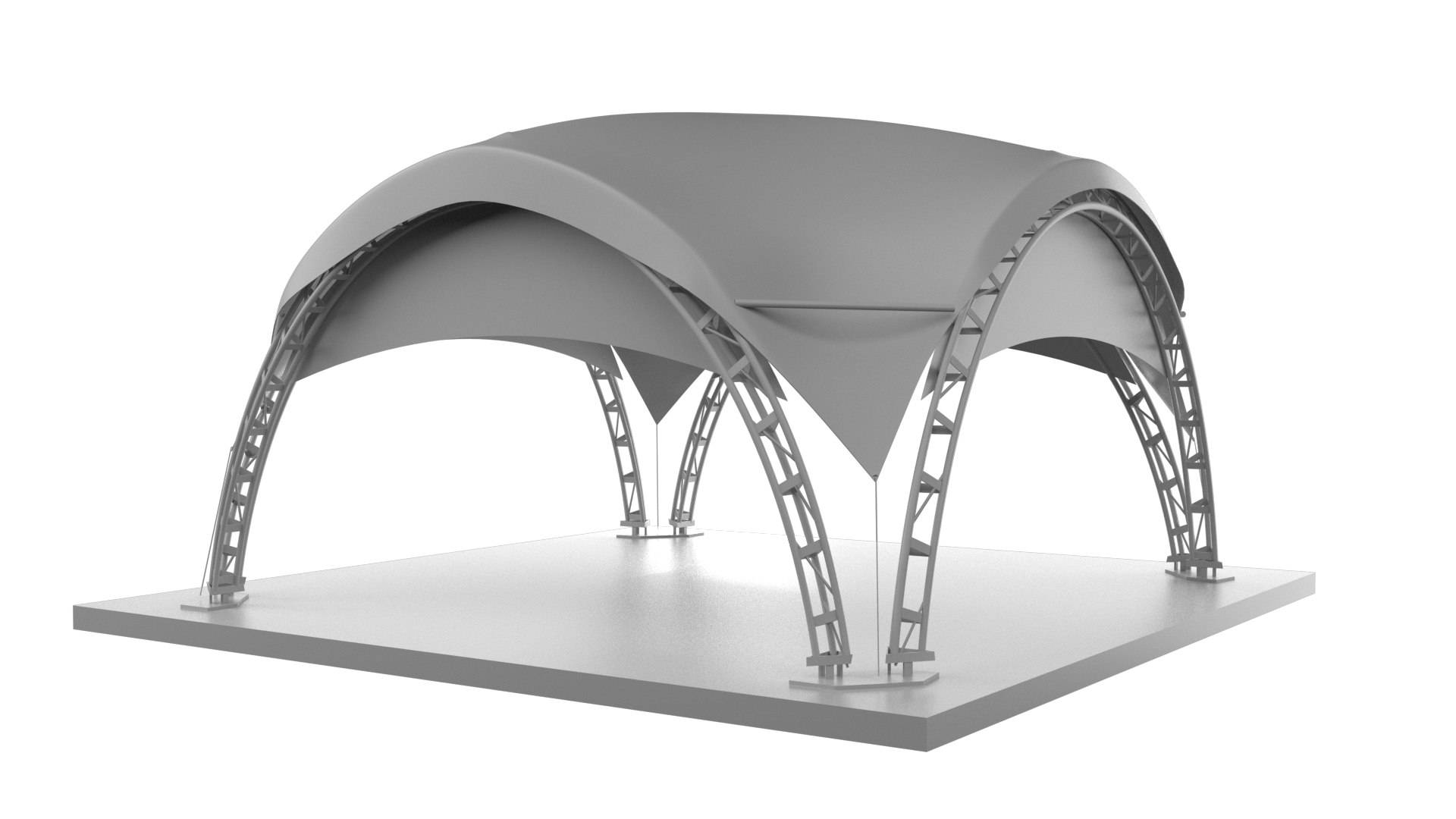 Big Arc Tent Fair Model - TurboSquid 1567903
