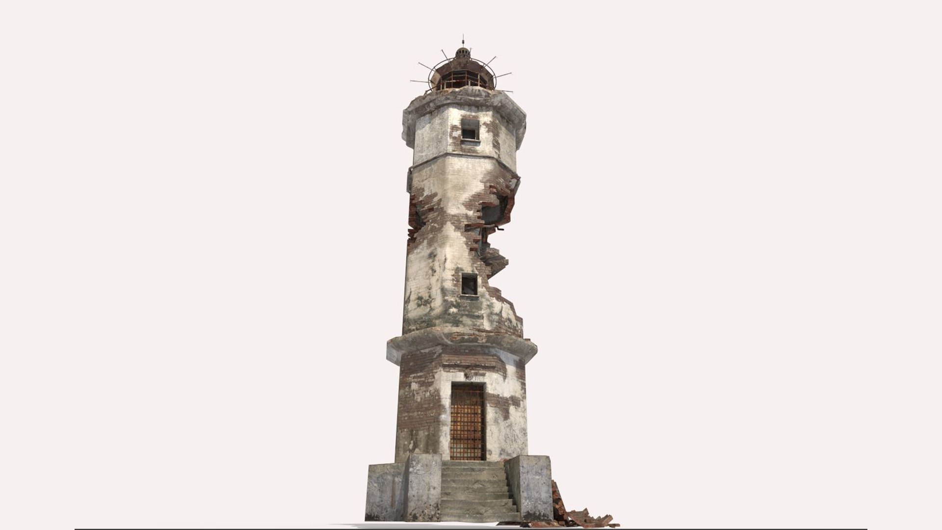 Destroyed Lighthouse Model - TurboSquid 2282022
