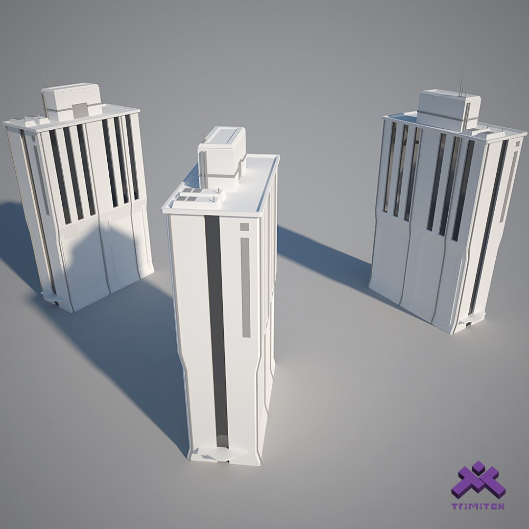 3D Industrial Building 06 - Low-poly Storage Facility - TurboSquid 2183862