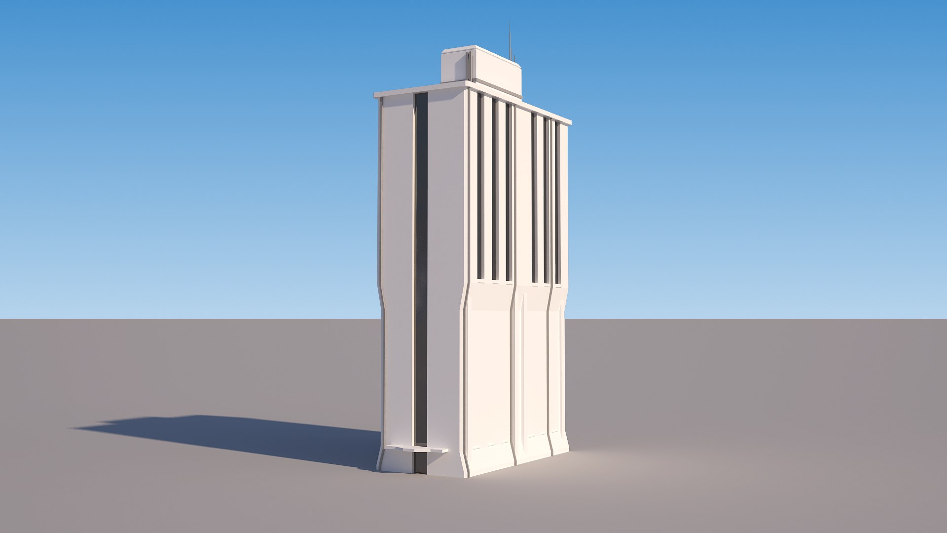 3D Industrial Building 06 - Low-poly Storage Facility - TurboSquid 2183862