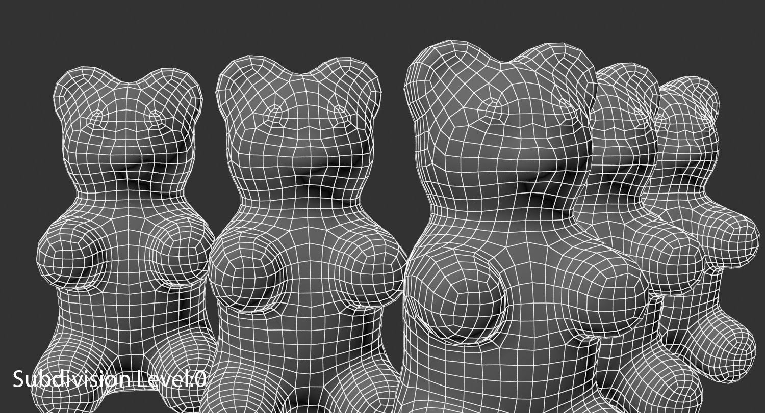 3D gummy bear - TurboSquid 1311428