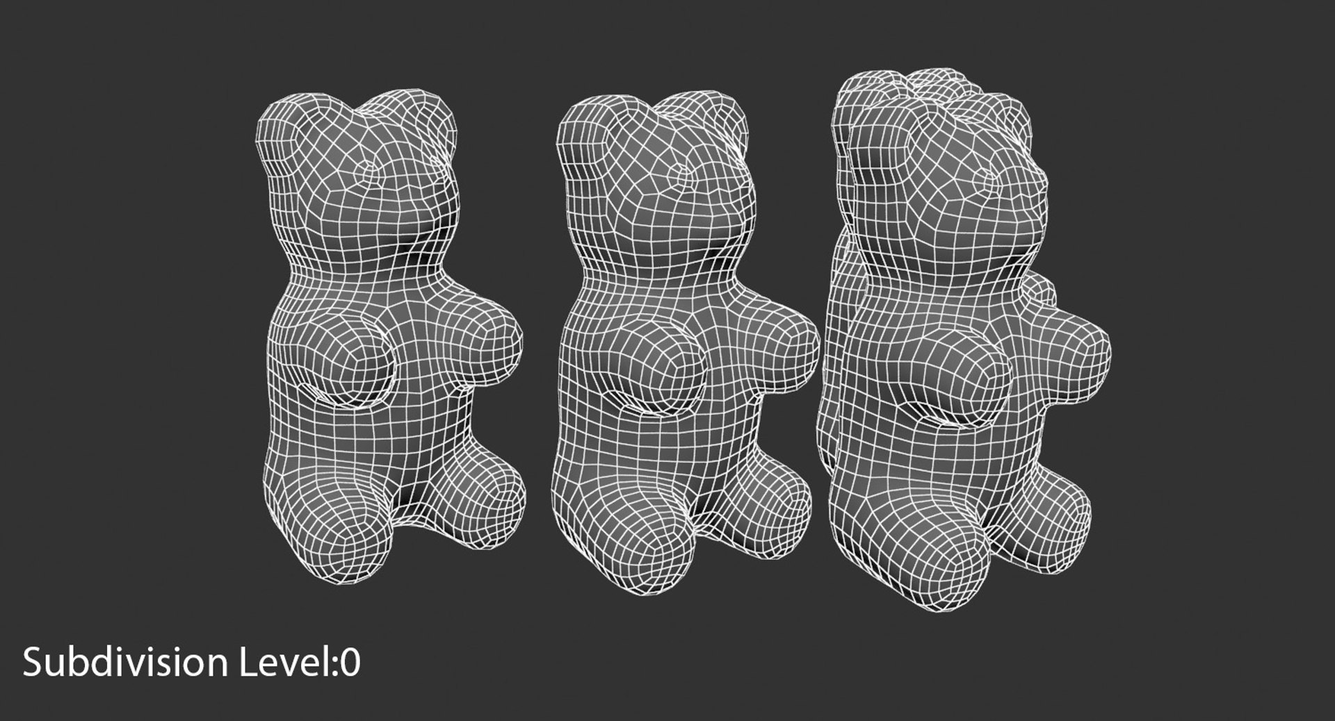 3D Gummy Bear - TurboSquid 1311428
