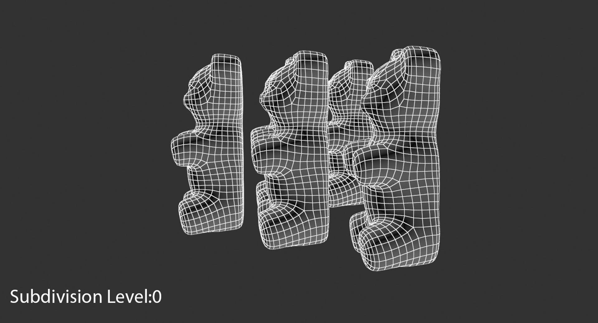 3D gummy bear - TurboSquid 1311428