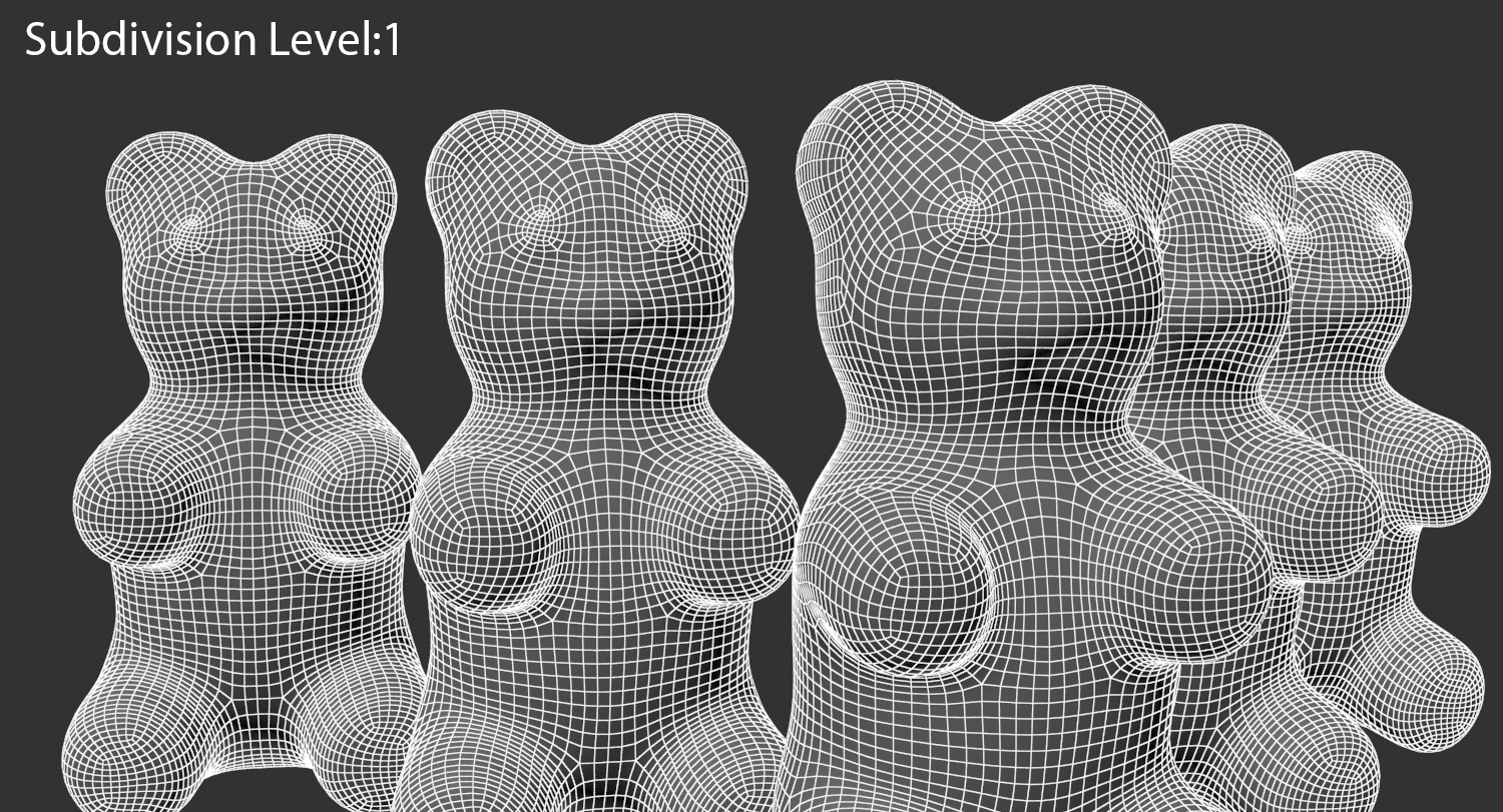 3D gummy bear - TurboSquid 1311428