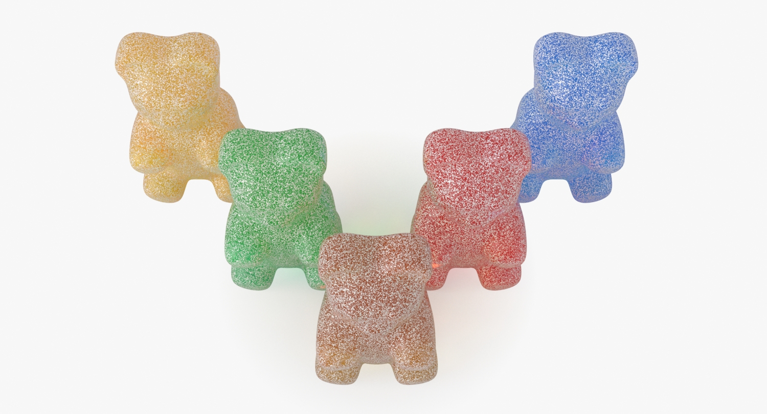 3D gummy bear - TurboSquid 1311428