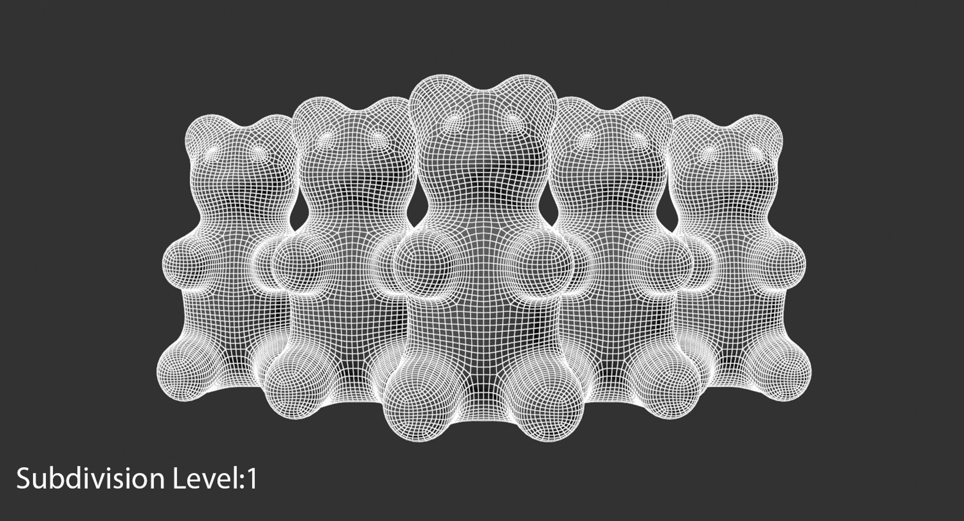 3D gummy bear - TurboSquid 1311428