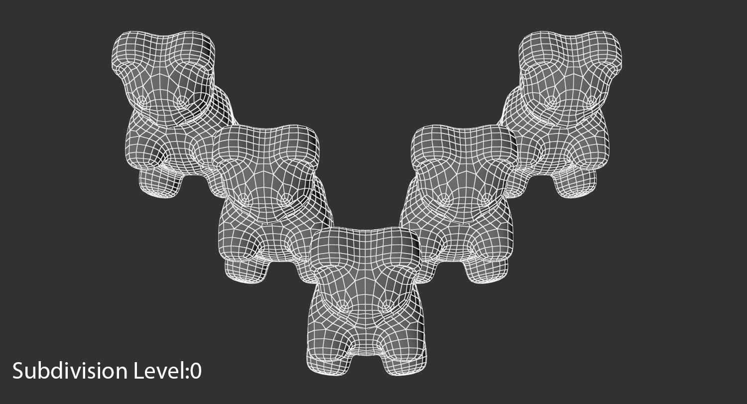 3D gummy bear - TurboSquid 1311428