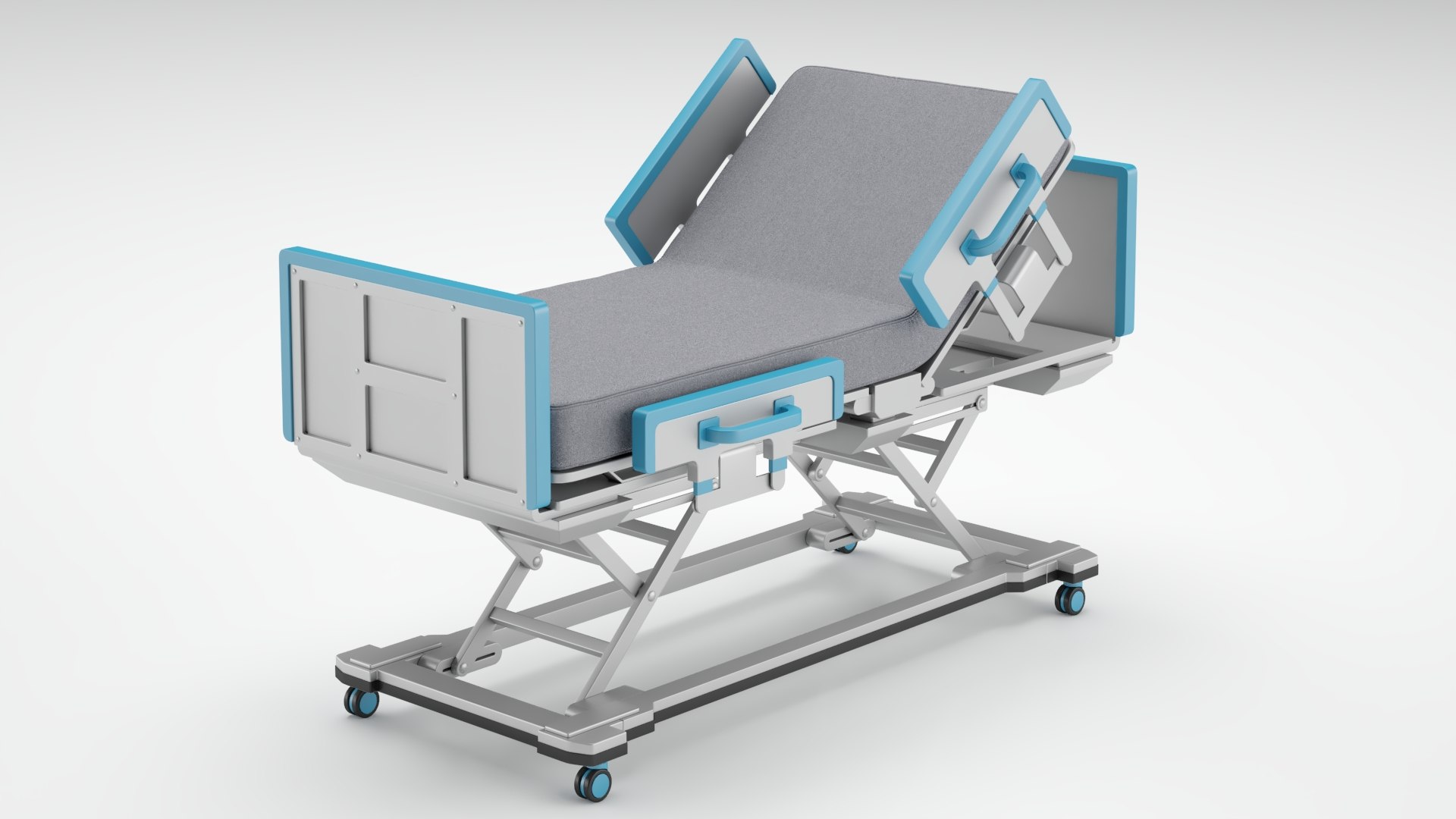 3D Model Medical Rehabilitation Training Bed - TurboSquid 2387632
