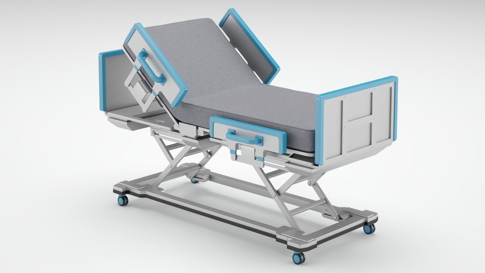 3D Model Medical Rehabilitation Training Bed - TurboSquid 2387632