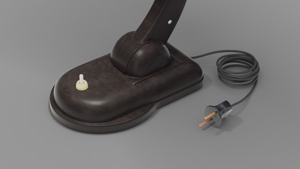 Desk lamp bakelite table 3D model - TurboSquid 1528074