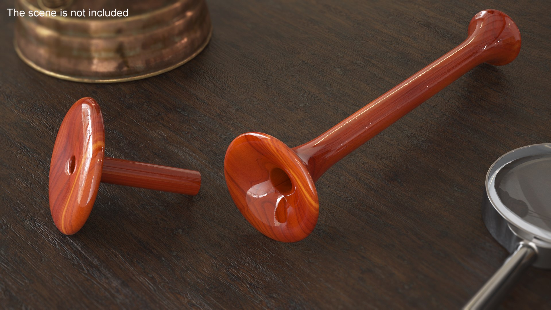 3D Antique Two Piece Monaural Stethoscope Model - TurboSquid 2262151