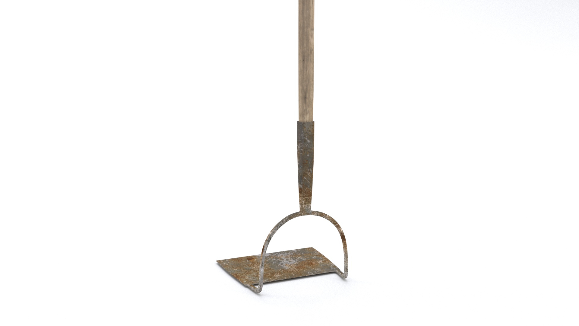 3D Garden Tool 6 - Hoe Model - TurboSquid 1923805