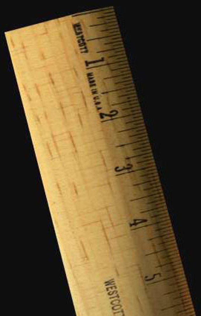 Wood Ruler 3d Obj
