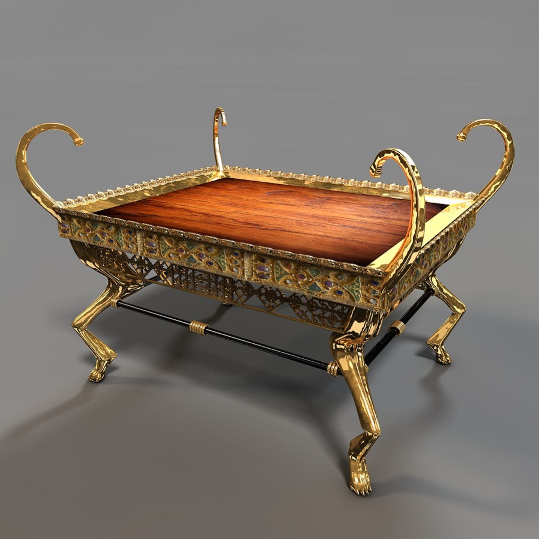 3d egypt table model