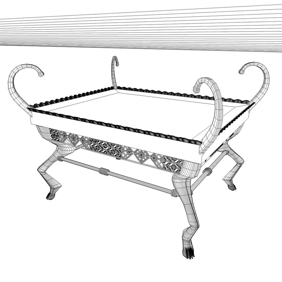 3d egypt table model