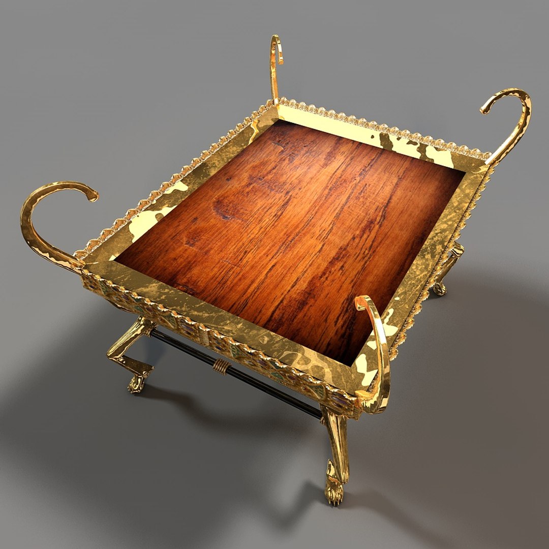 3d egypt table model