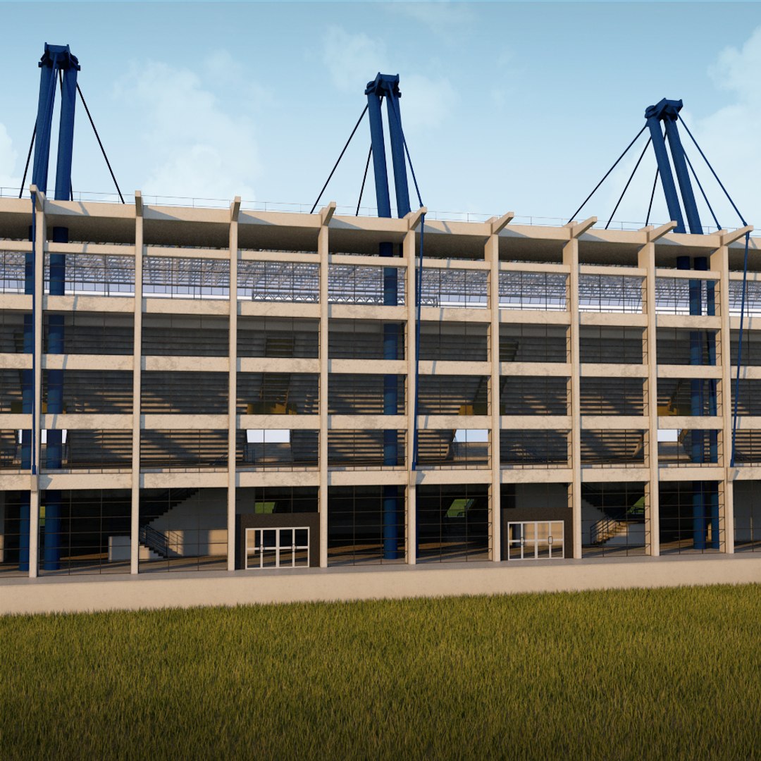 3d Stadium Seating Tribune Wide