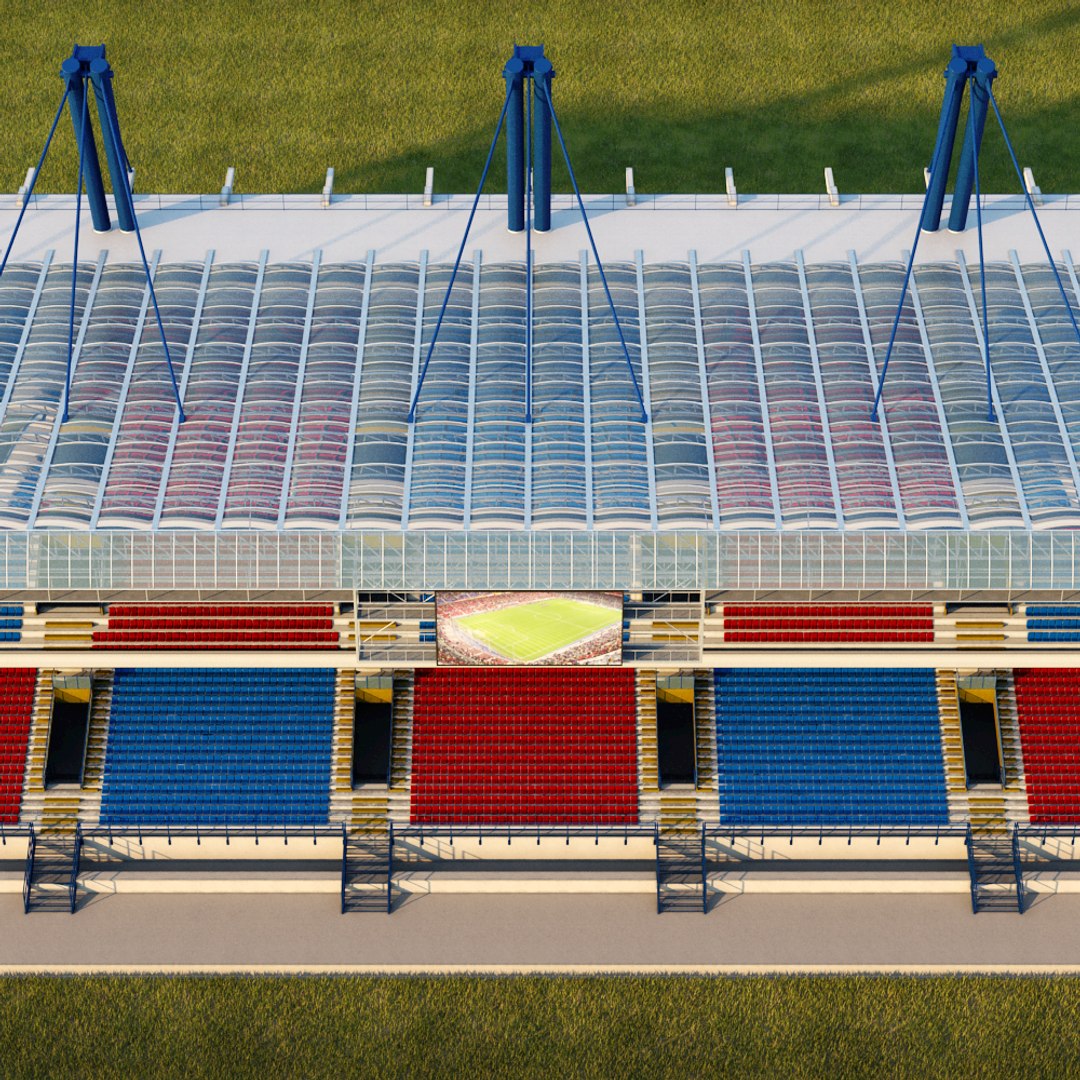 3d Stadium Seating Tribune Wide