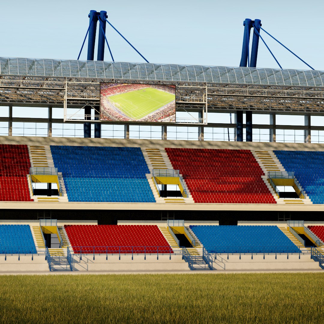 3d Stadium Seating Tribune Wide
