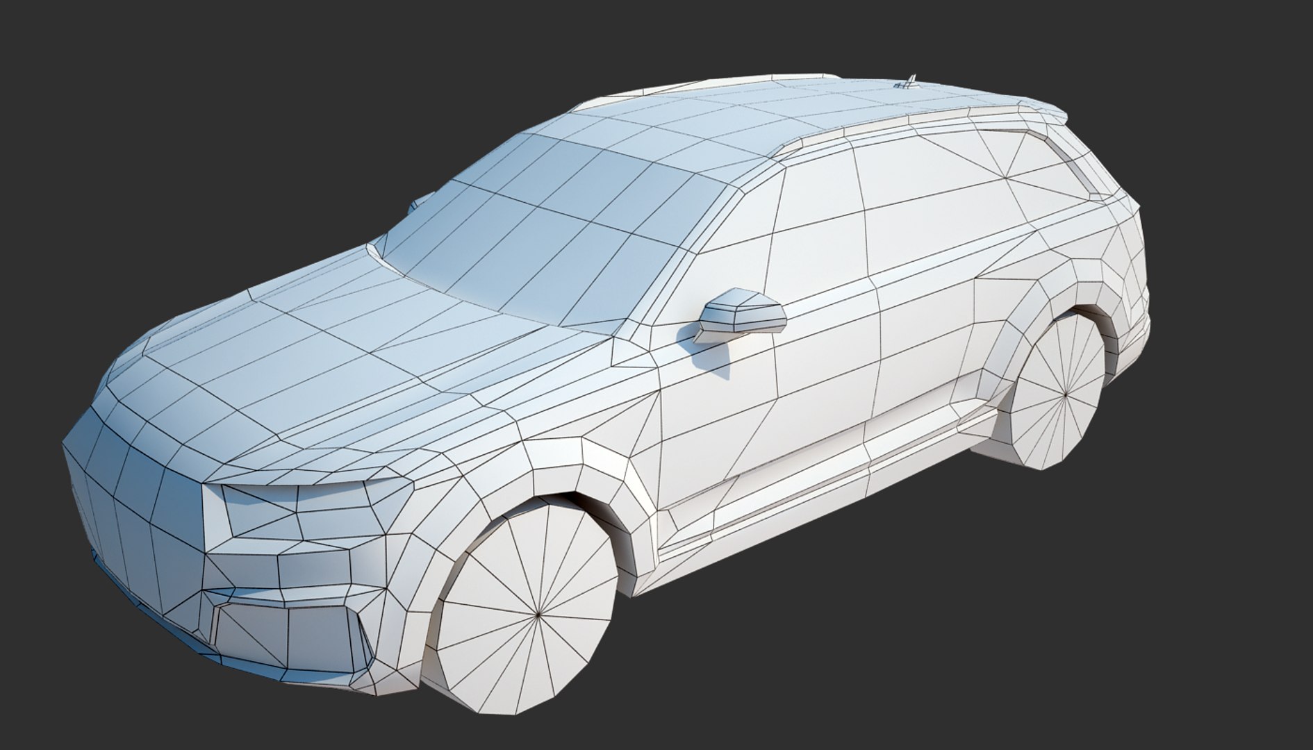 3d model modern car