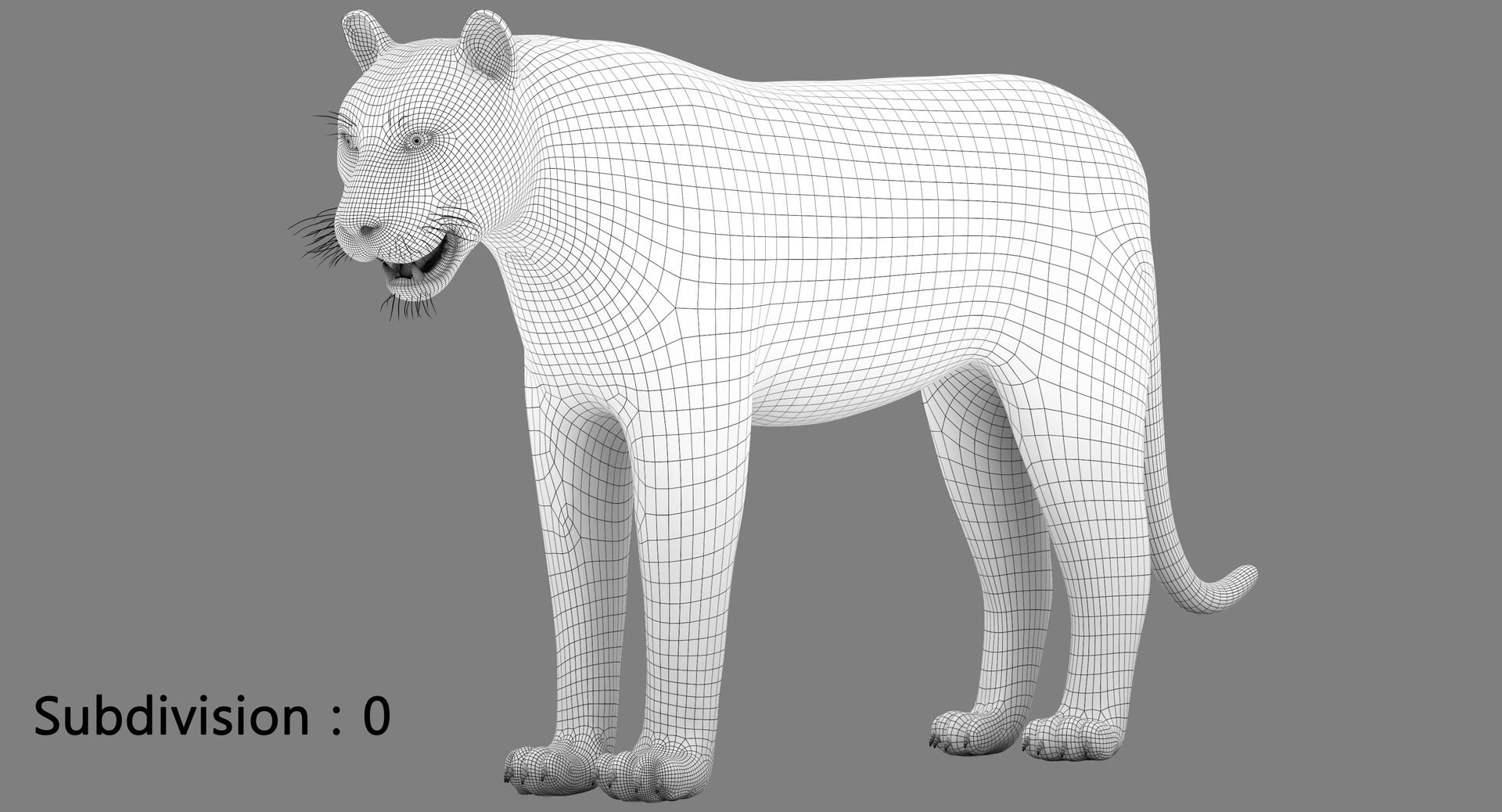 3D tiger rigged fur 1 - TurboSquid 1271377