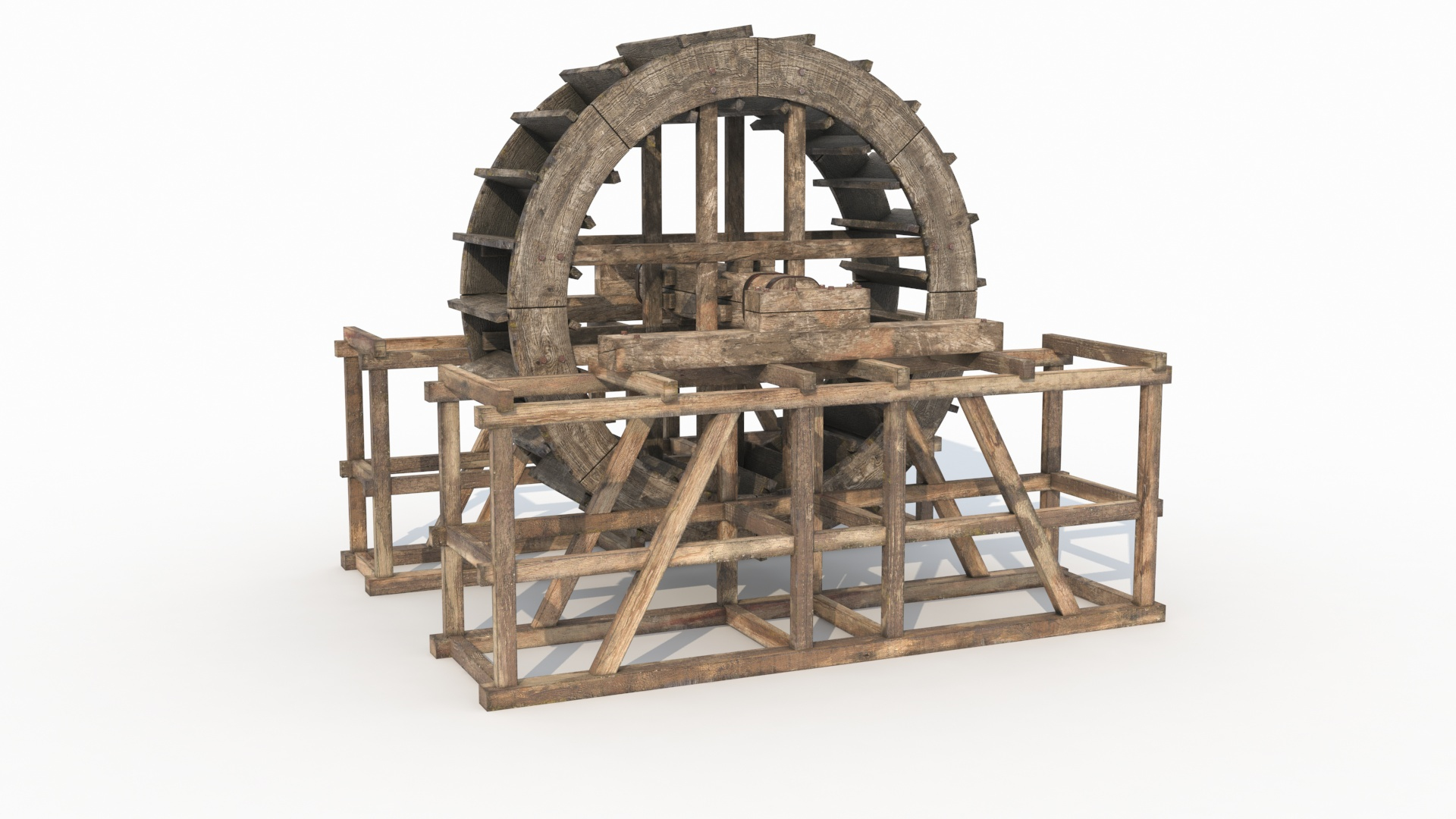 3D Water Mill Model - TurboSquid 2284653