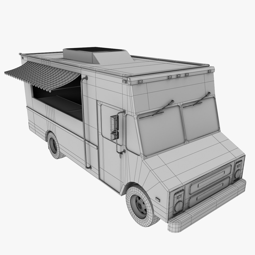 Food Truck 3D - TurboSquid 1495298
