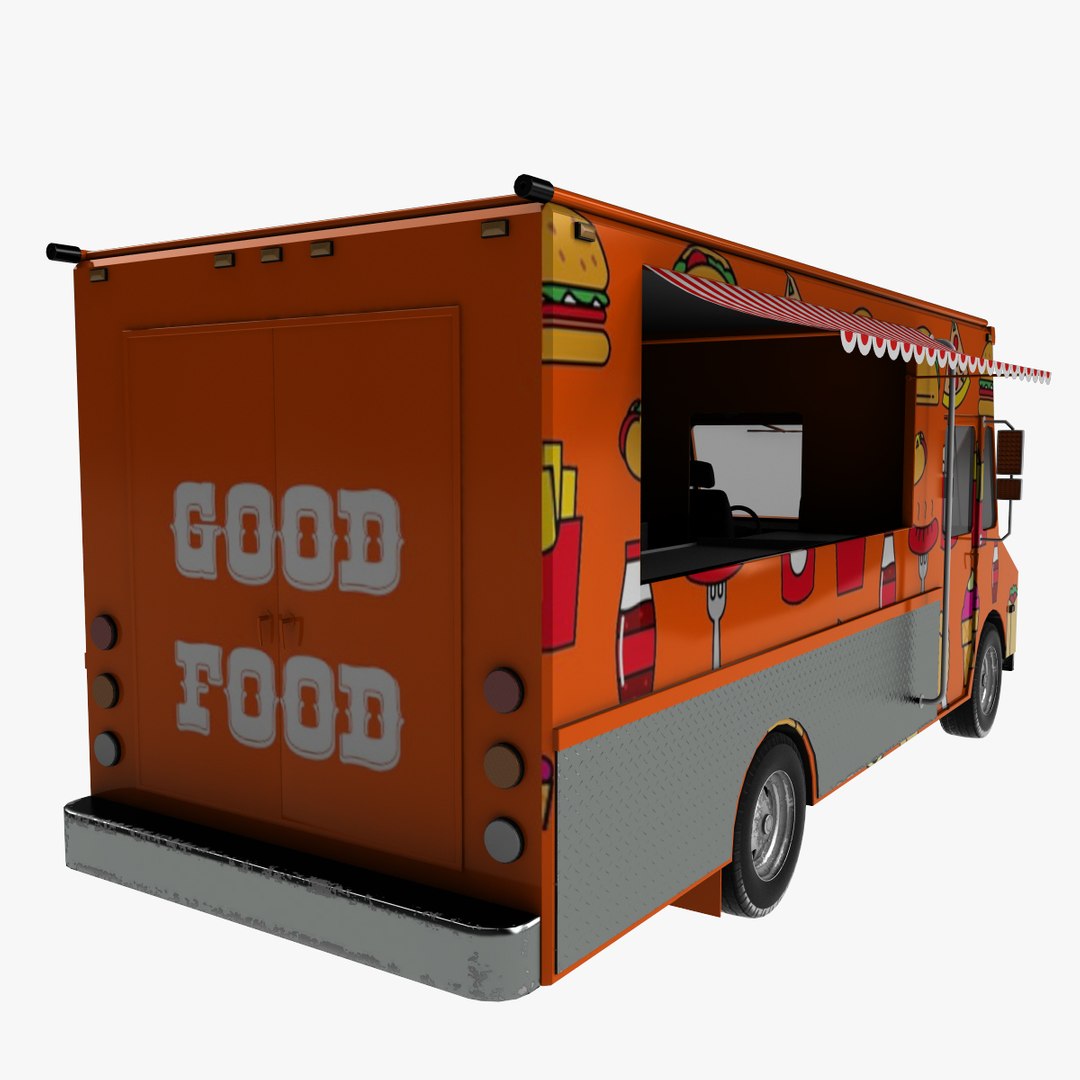 Food Truck 3D - TurboSquid 1495298