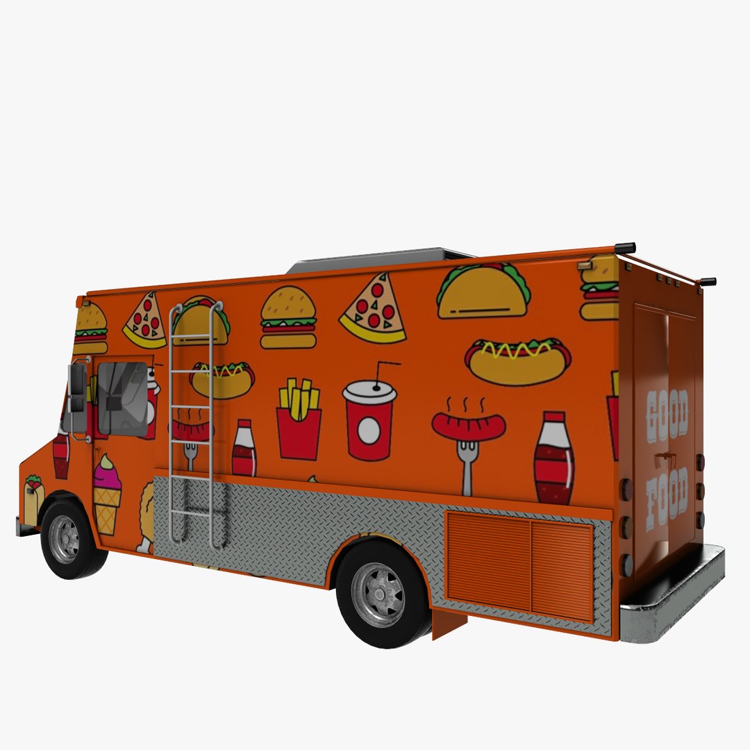 Food Truck 3D - TurboSquid 1495298